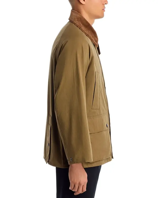 Barbour Peached Oversized Bedale Casual Jacket - Dark Sand